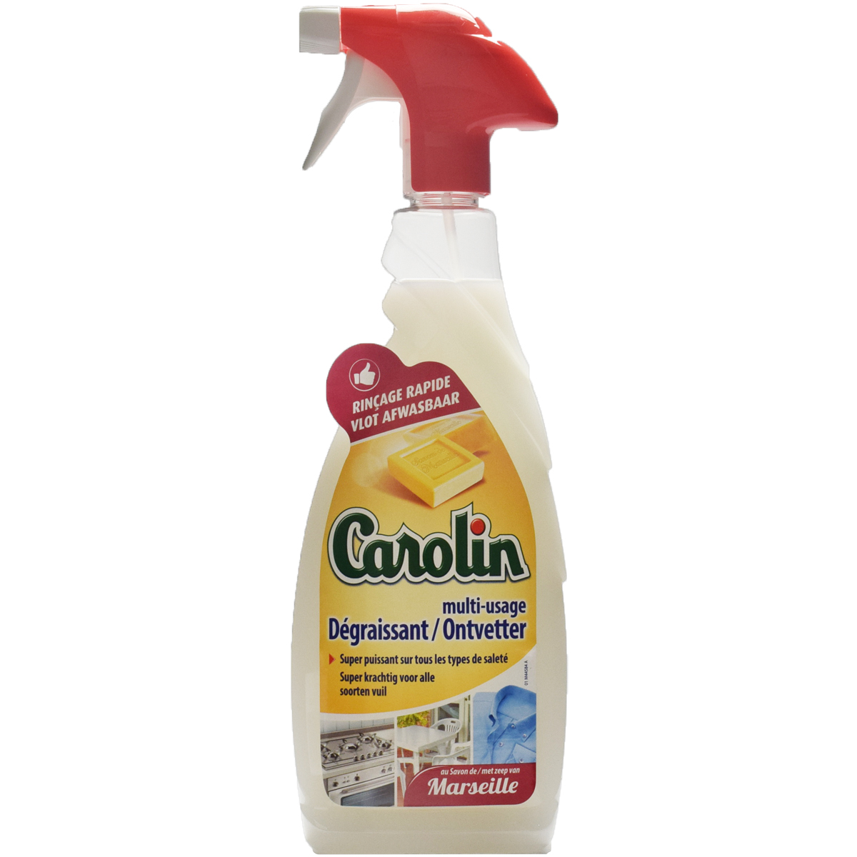 Carolin Ontvetter Met Zeep Van Marseille 650ml - Snuffelstore