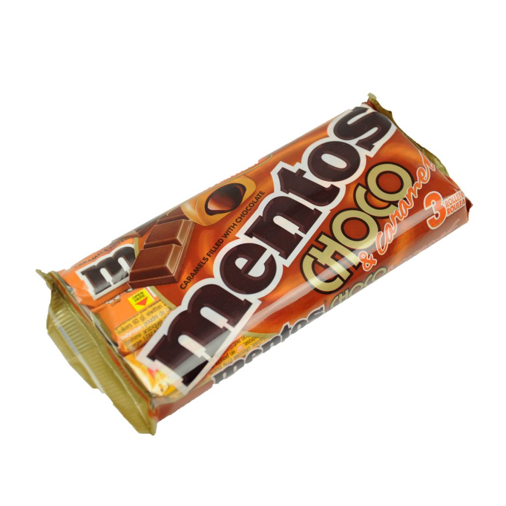 Mentos 3-pack "Choco en Caramel" 3x38g - Snuffelstore