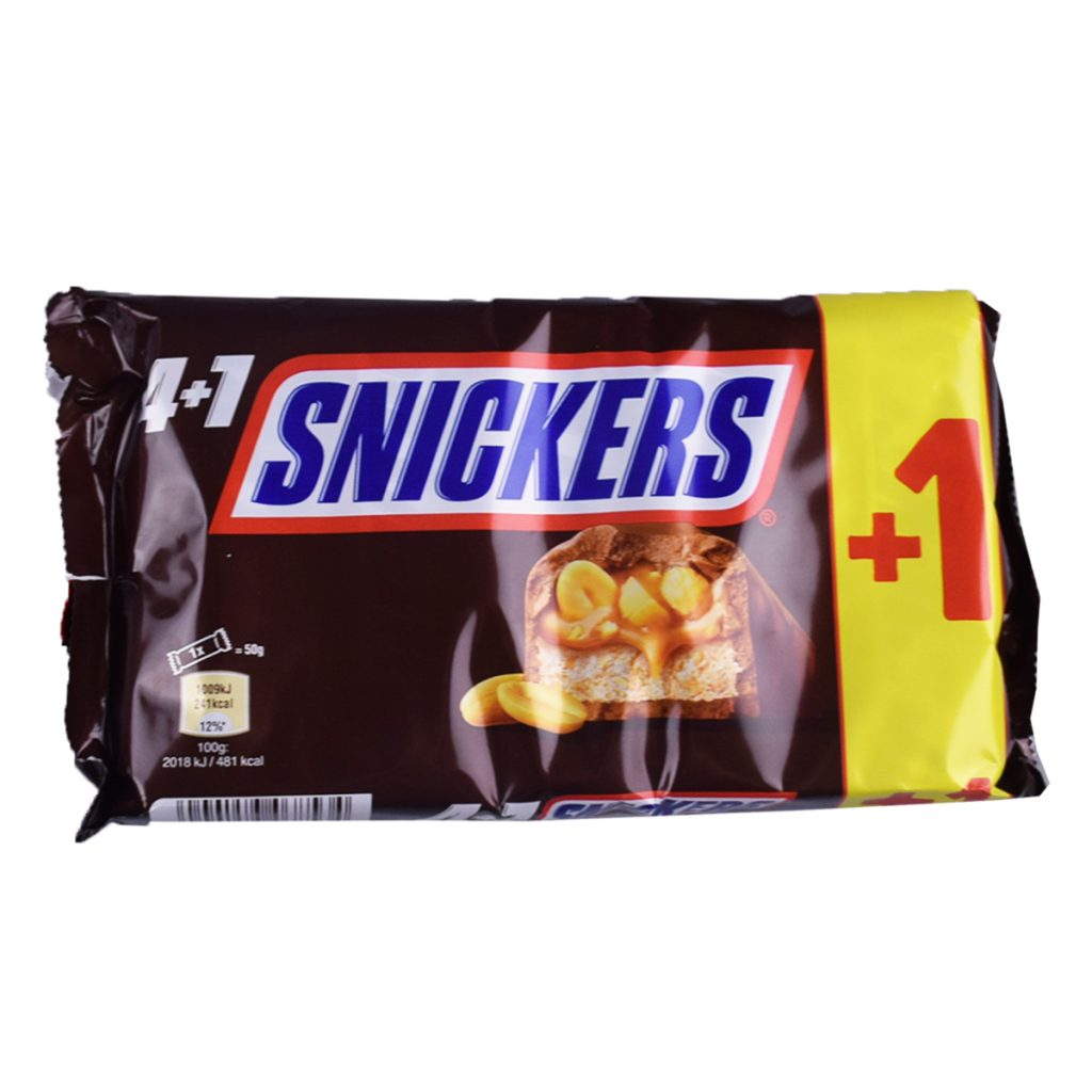 Snickers 5 stuks - Snuffelstore