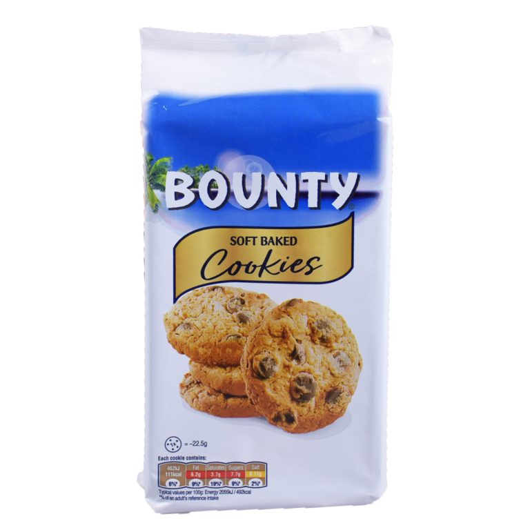 Bounty Cookies Soft Baked 180g - Snuffelstore