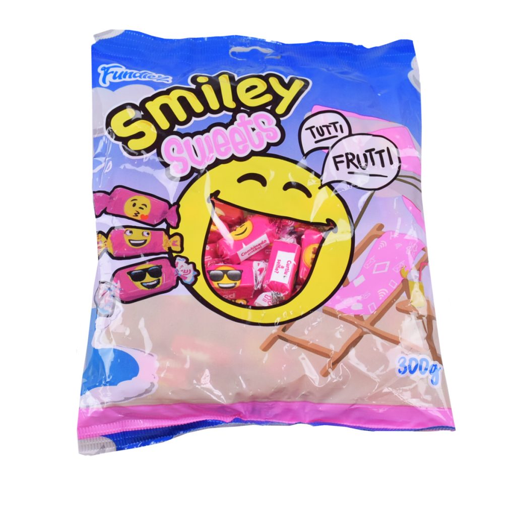 Fundiez smiley sweets chewing gum 300g - Snuffelstore