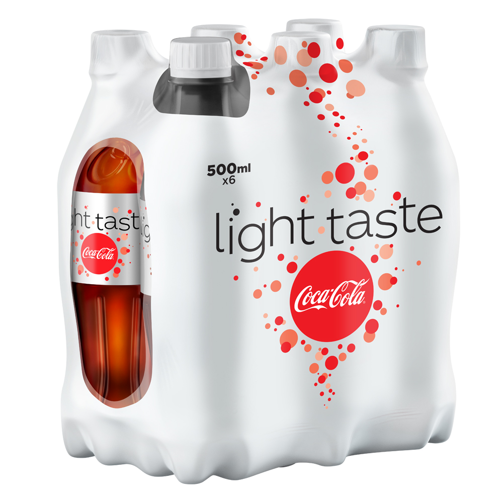 Coca Cola Light 6 x 500ml PET - Snuffelstore