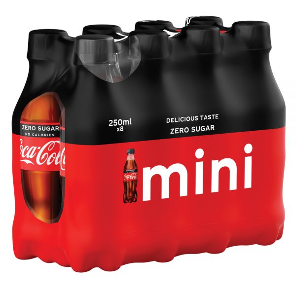 Coca Cola Zero Mini 8 x 250ml PET - Snuffelstore