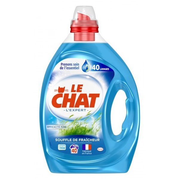 Le Chat Vloeibaar wasmiddel - Frisheid - 40wasb./2l - Snuffelstore