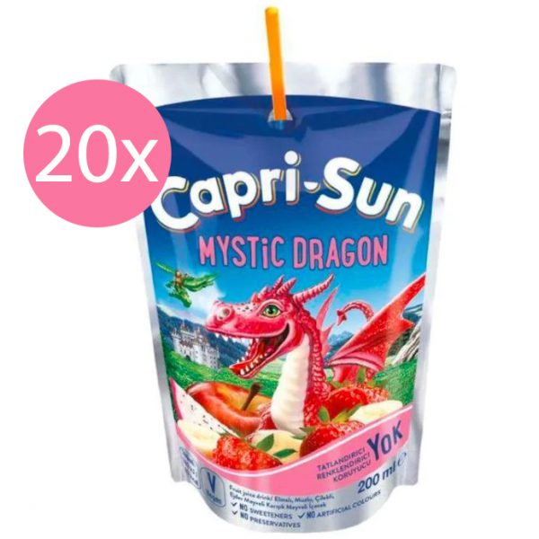 Capri Sun Mystic Dragon 20 x 200 ml - Snuffelstore