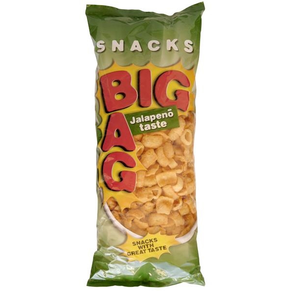 Big Bag Snacks Jalapenõ 330g - Snuffelstore