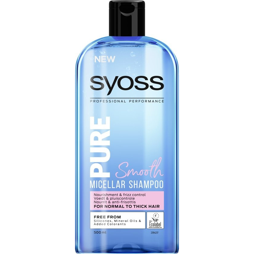 Syoss Shampoo Pure Smooth 500ml - Snuffelstore