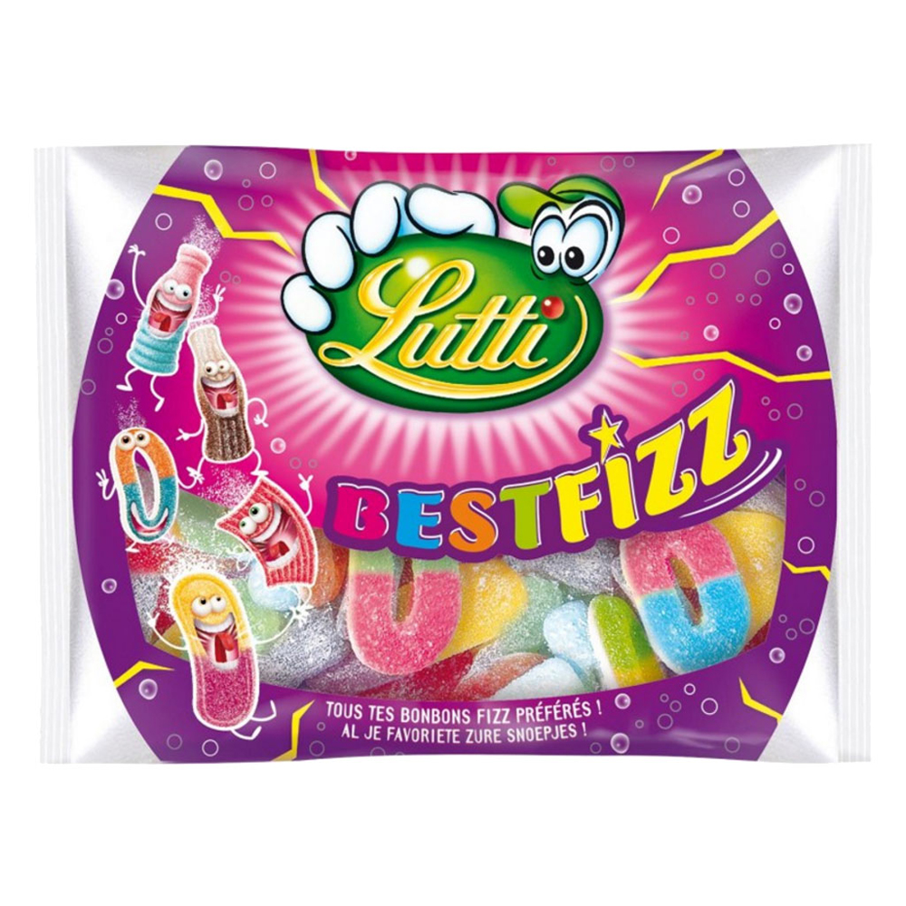 Lutti Bestfizz Mix 350g - Snuffelstore