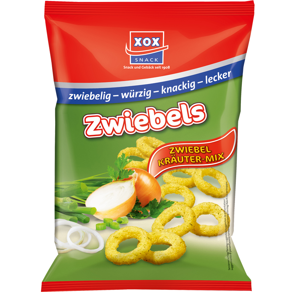 XOX Snacks Zwiebels 100g - Snuffelstore