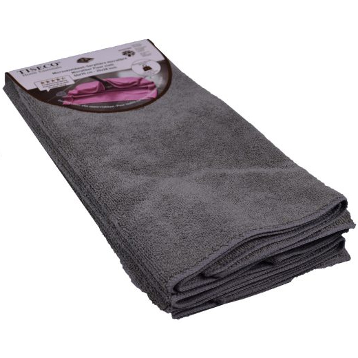Tiseco Home Essentials Microvezeldweil x3 Donkergrijs 50x70cm ...