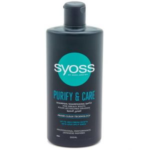Syoss Shampoo Purify & Care 500ml - Snuffelstore