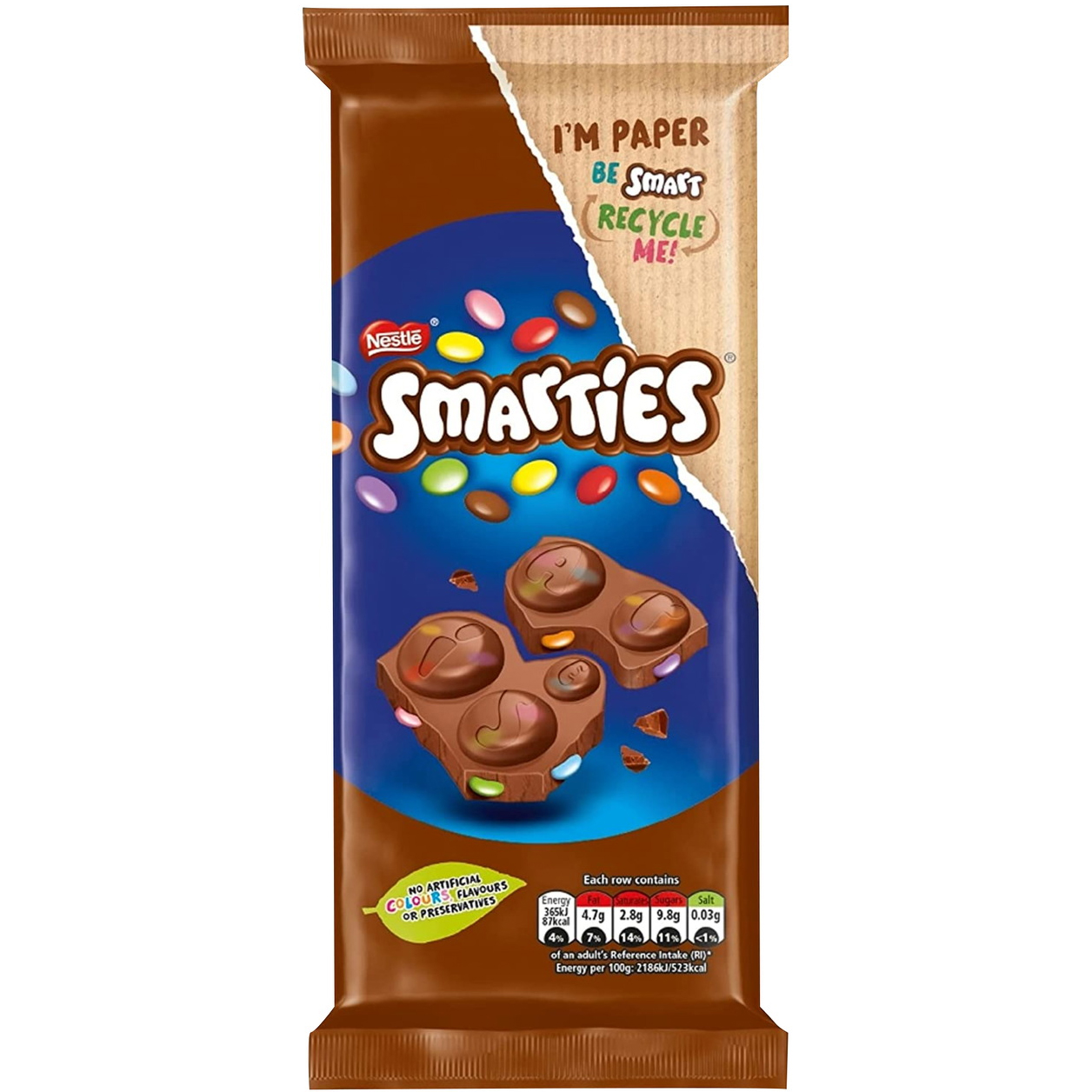 Smarties Melkchocolade 90gr - Snuffelstore