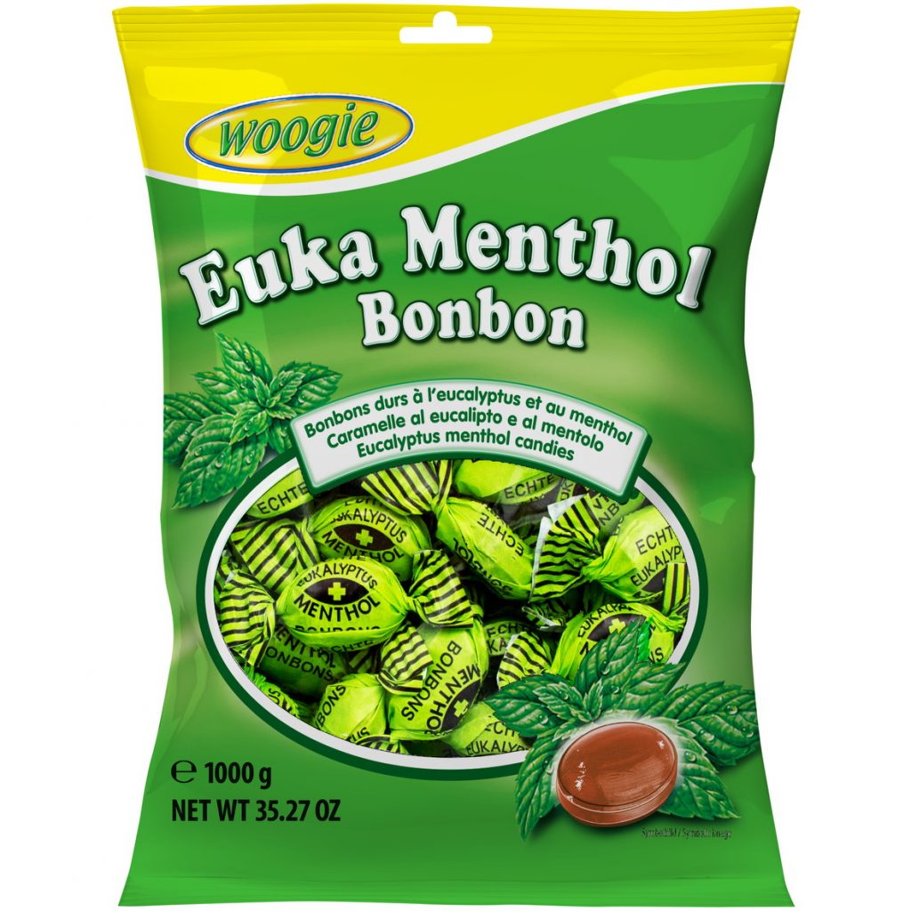 Woogie Zuurtjes Euka Menthol - Apart Verpakt 1kg - Snuffelstore