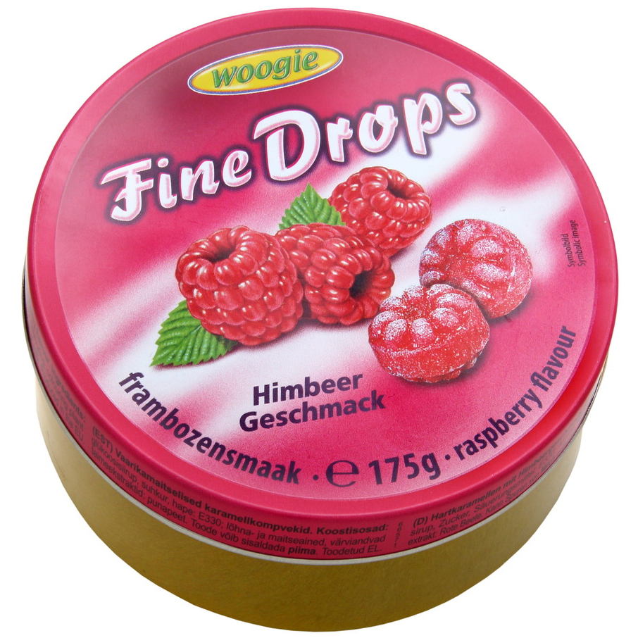 Woogie Snoep Zuurtjes Frambozen 175g - Snuffelstore