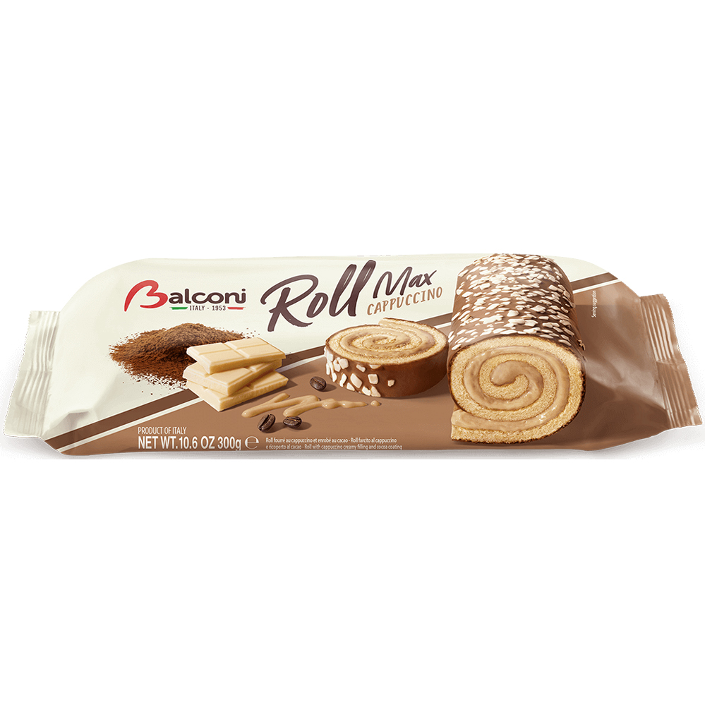 Balconi Rolcake Roll Max Cappuccino 300g - Snuffelstore