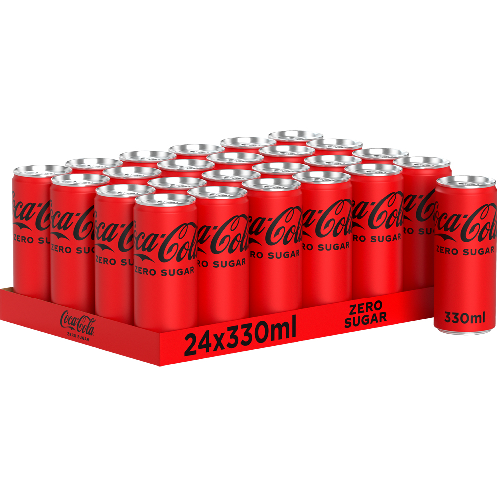 Coca Cola Zero 24 x 33cl INT - Snuffelstore