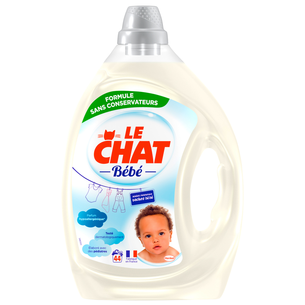 Le Chat Vloeibaar Wasmiddel Bébé 44wasb./2,2L - Snuffelstore