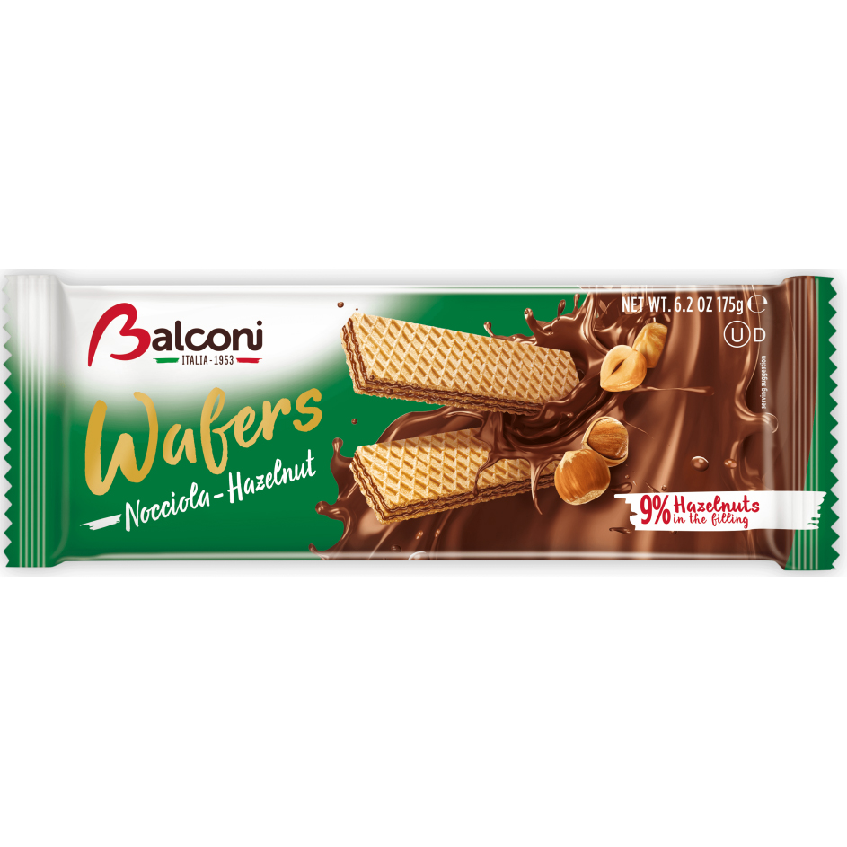 Balconi Wafers Hazelnoot 175g - Snuffelstore
