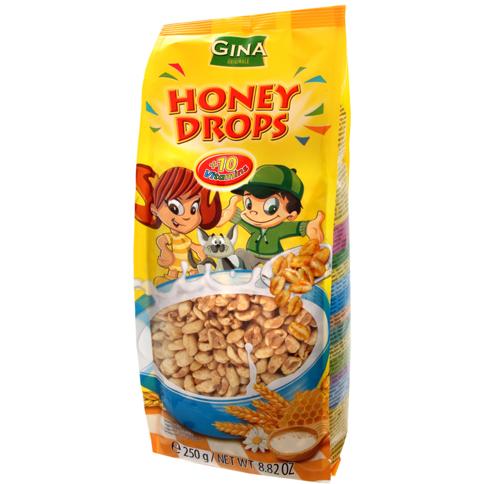 Gina Cornflakes Honey Drops 250g - Snuffelstore