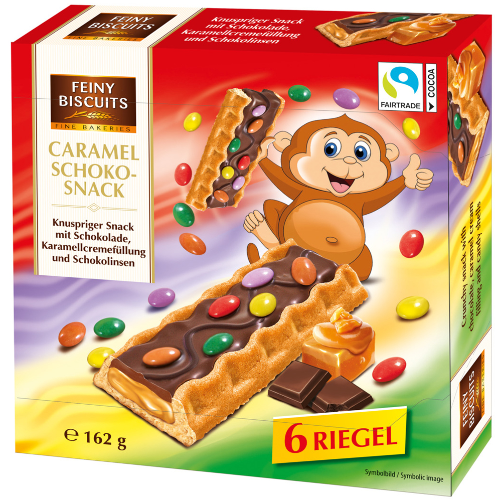 Feiny Biscuits Karamel-Chocoladereep Koekjes Met Choco Linzen - Apart ...