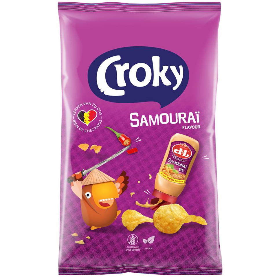 Croky Chips Samouraï 200g - Snuffelstore