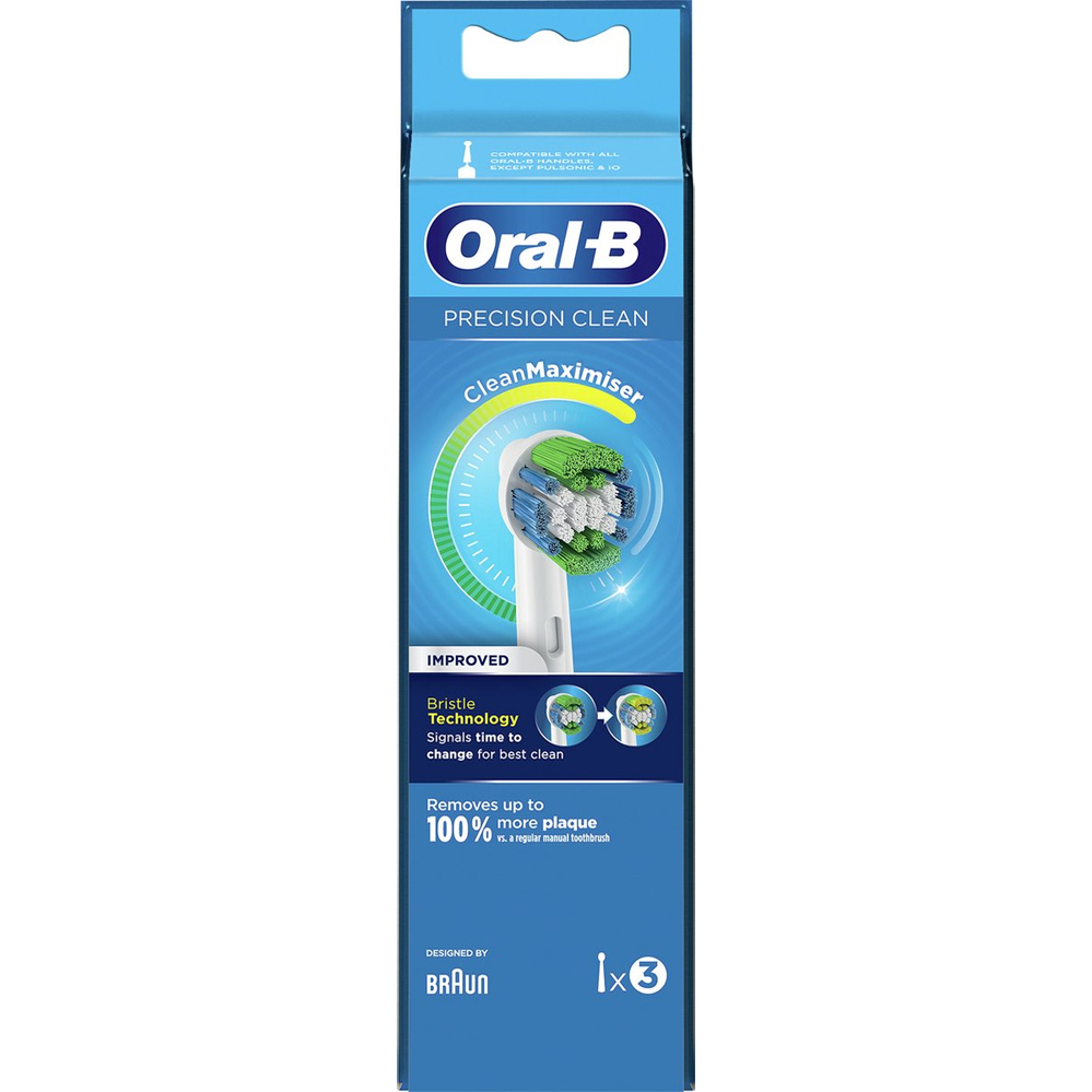 Oral-B Opzetborstels Precision Clean 3 Stuks - Snuffelstore