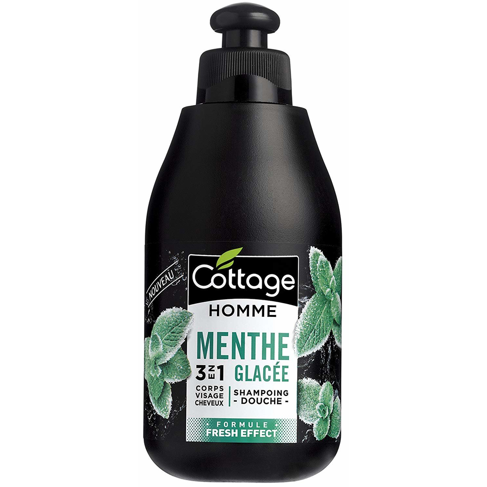 Cottage Men Douchegel & Shampoo Icy Mint 250ml - Snuffelstore