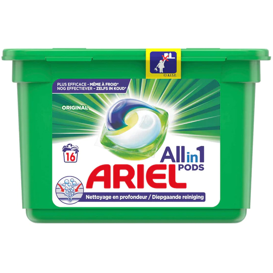 Ariel All-In-1 Pods Original 16 Wasbeurten - Snuffelstore