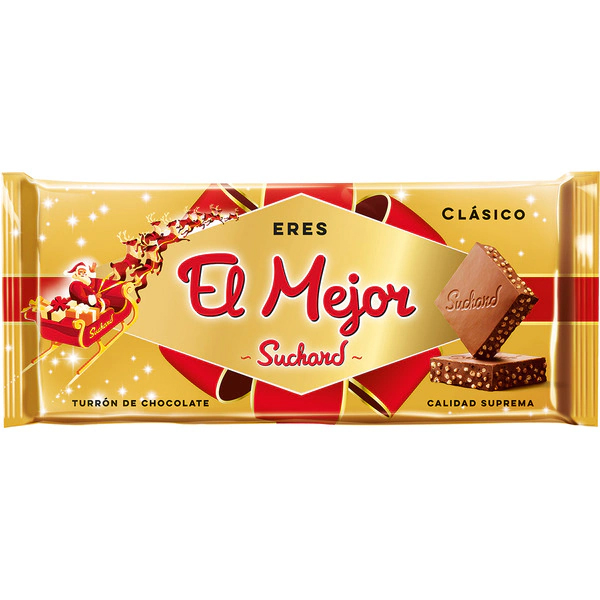 Suchard Melkchocolade Nougat Met Gepofte Rijst 260g - Snuffelstore