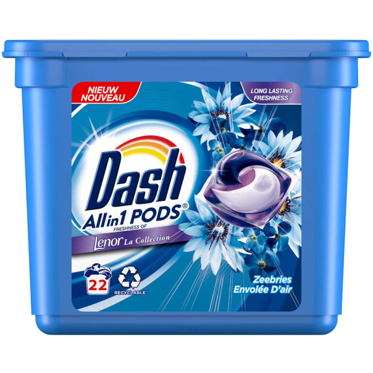 Dash & Lenor Waspods Zeebries 22 Pods - Snuffelstore
