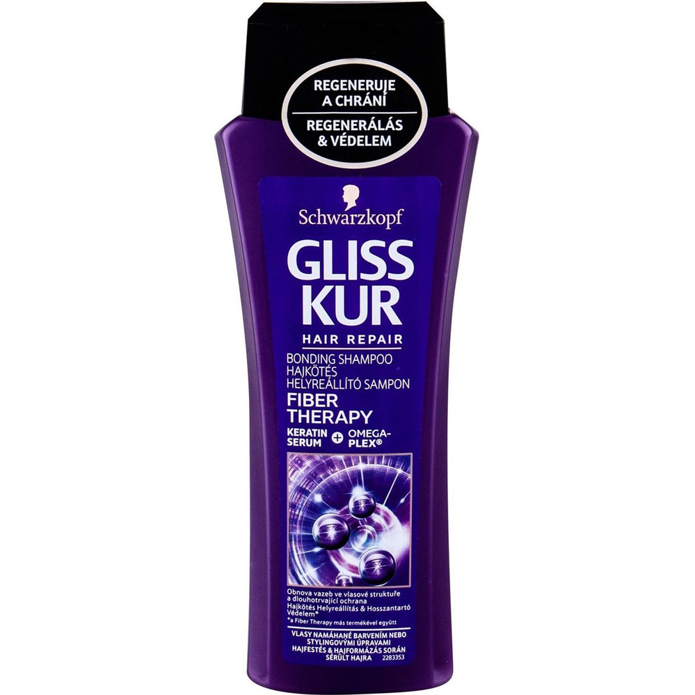 Gliss Kur "Fiber Therapy" Shampoo 250 ml - Snuffelstore