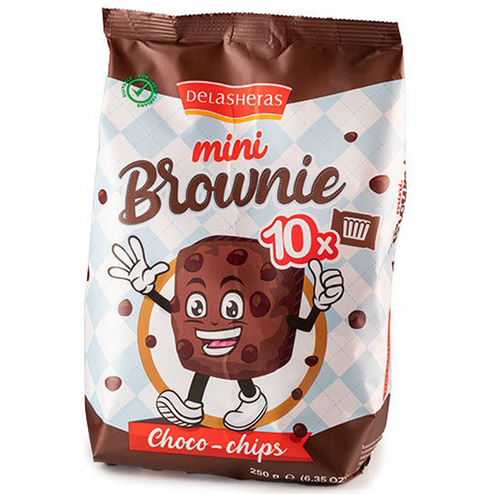 Mini Brownie 8x25g delasheras - Snuffelstore
