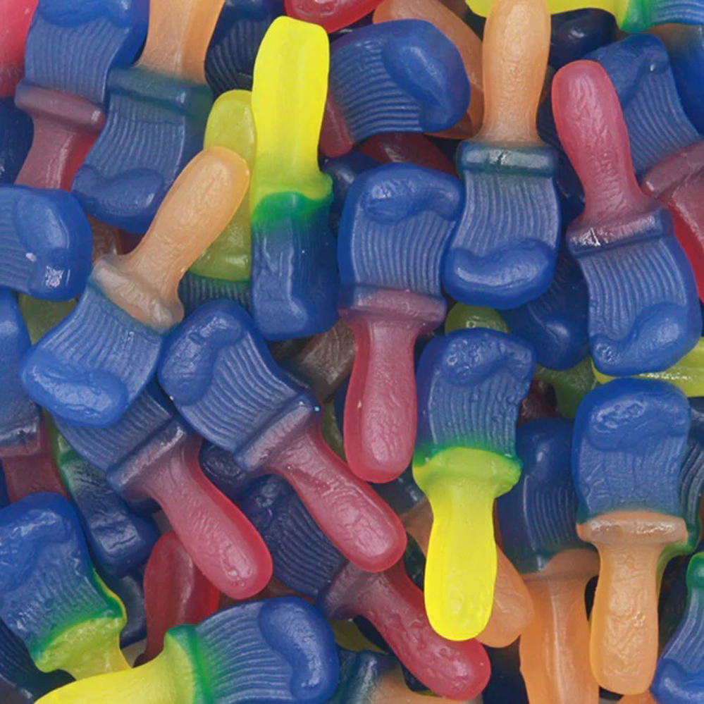 Frisia Snoepen Veggie Verfborstels 1.5kg - Snuffelstore