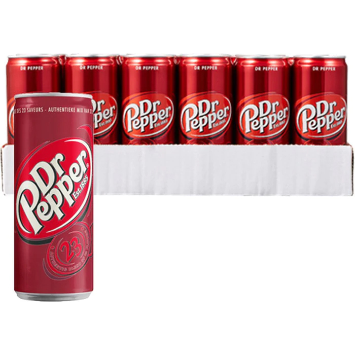 Dr. Pepper 24 x 33cl - Snuffelstore