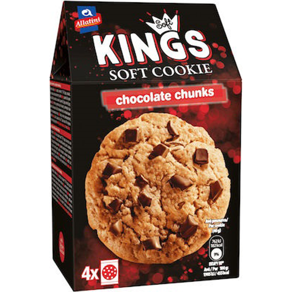 Kings Soft Cookie Met Chocolade 4 x 40g - Snuffelstore