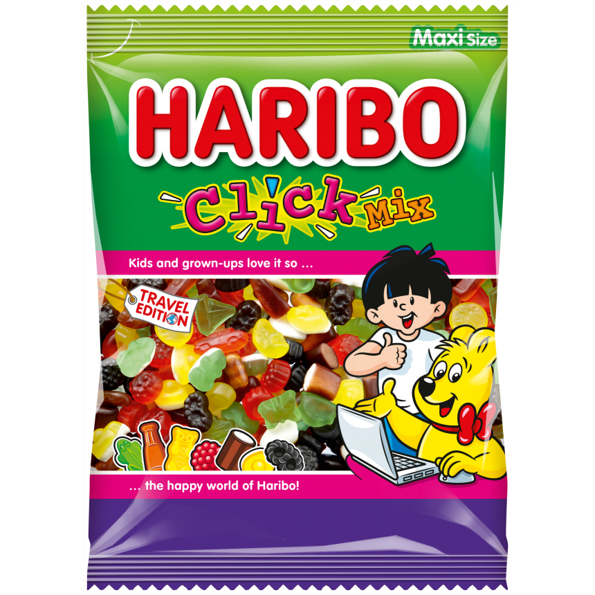 Haribo Click-Mix Snoepjes Maxi Size 400g - Snuffelstore