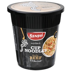 Senpai Instant Cup Noodles Beef 60gr - Snuffelstore