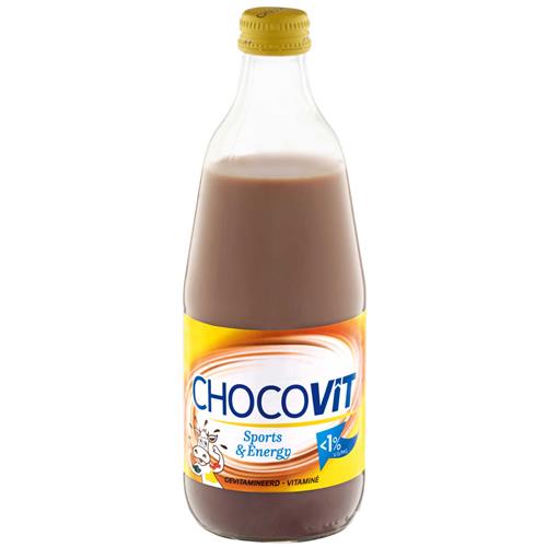 Vitalac Chocovit 500ml - Glas - Magere Chocomelk - Snuffelstore