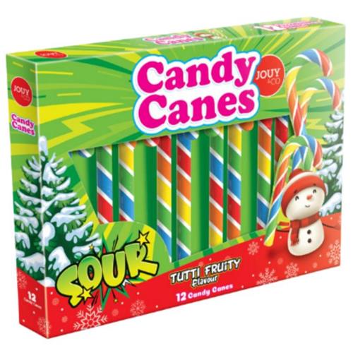 Jouy&co Candy Canes Tutti Frutti 144g – Candy Cane Met Tutti Frutti ...